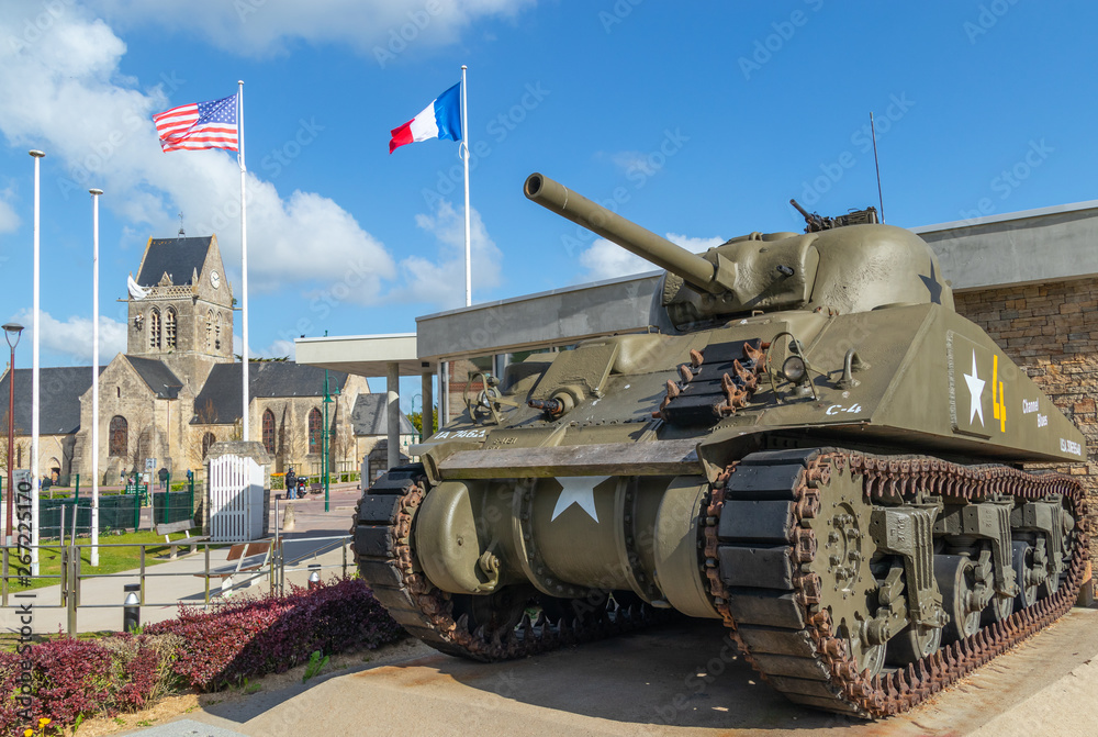 M4 Sherman tank in Normandy France Stock Photo | Adobe Stock
