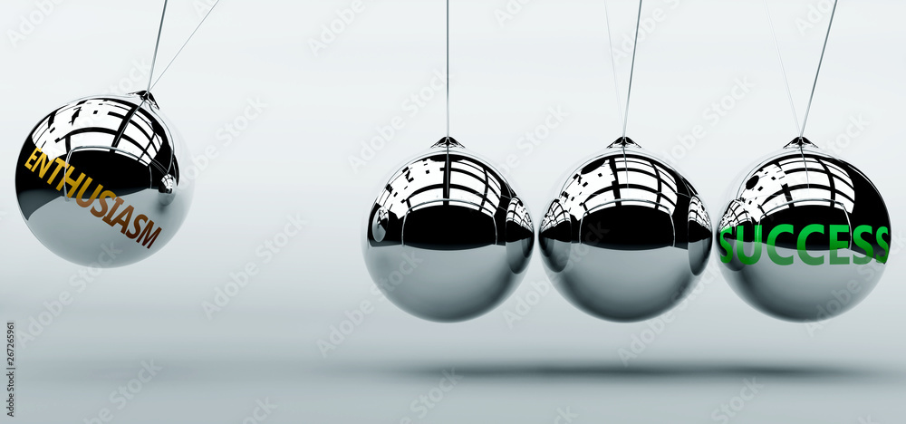 Enthusiasm brings success, its values help to achieve successful life ...