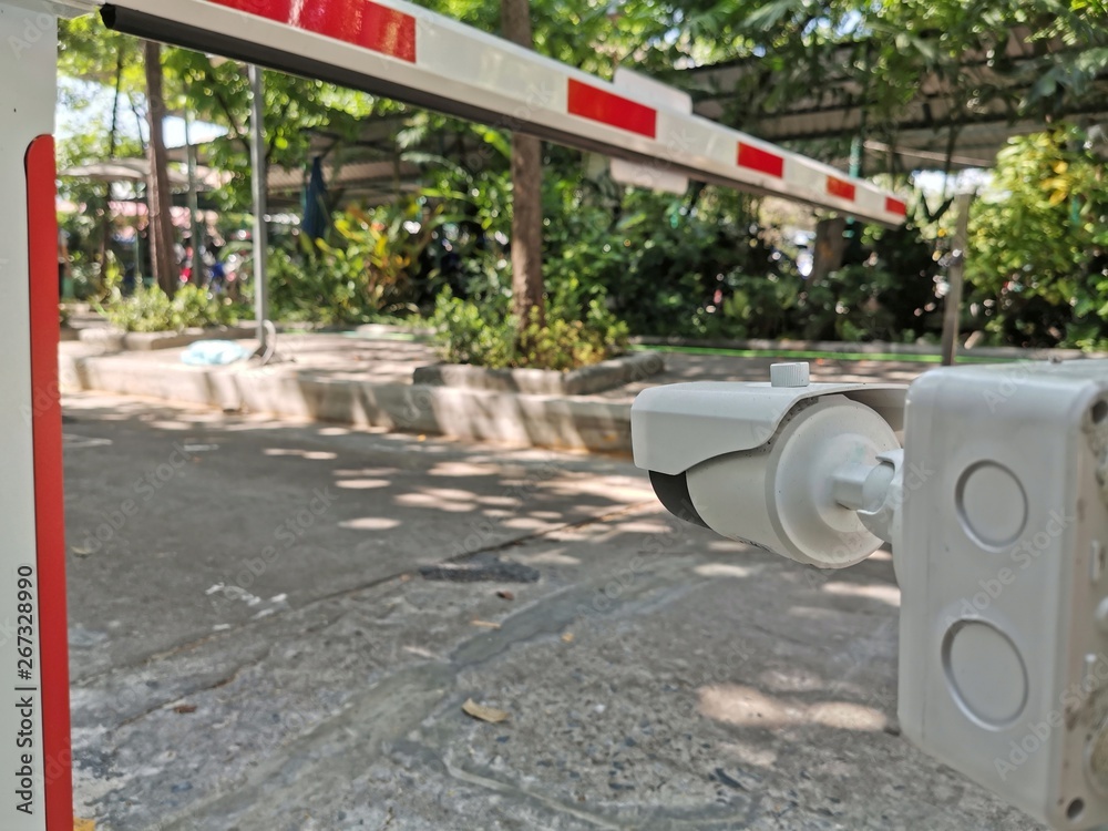 selective Focus ip camera , security camera gate for car parking system ...