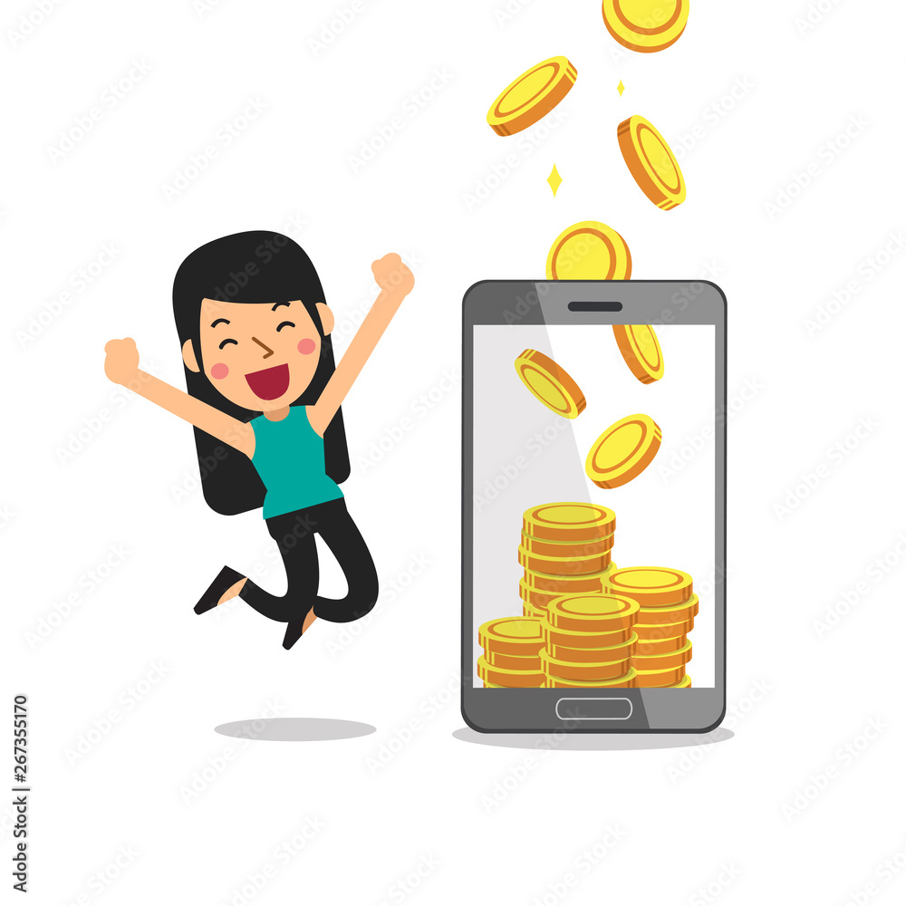 Win Money Cartoon