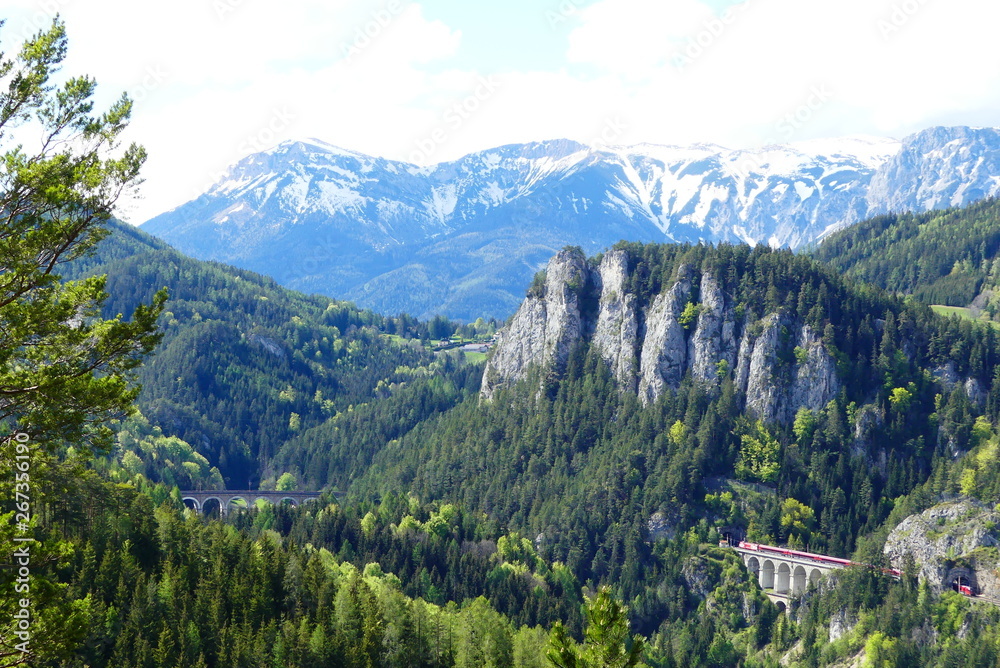 UNESCO Welterbe Semmeringbahn Stock Photo | Adobe Stock