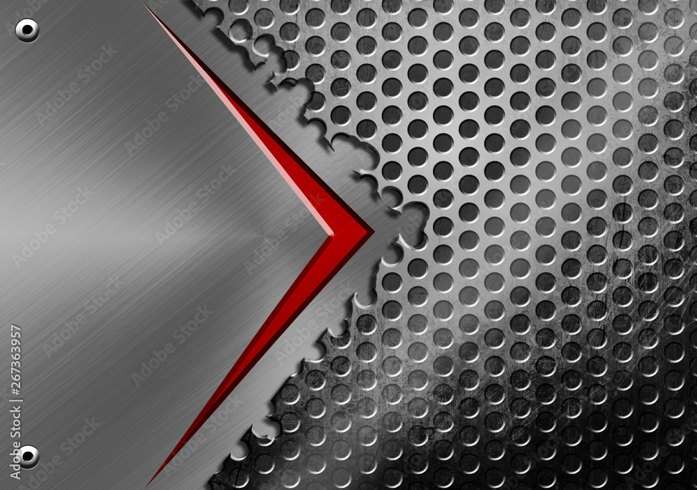 Modern metal framing background template Stock Illustration | Adobe Stock