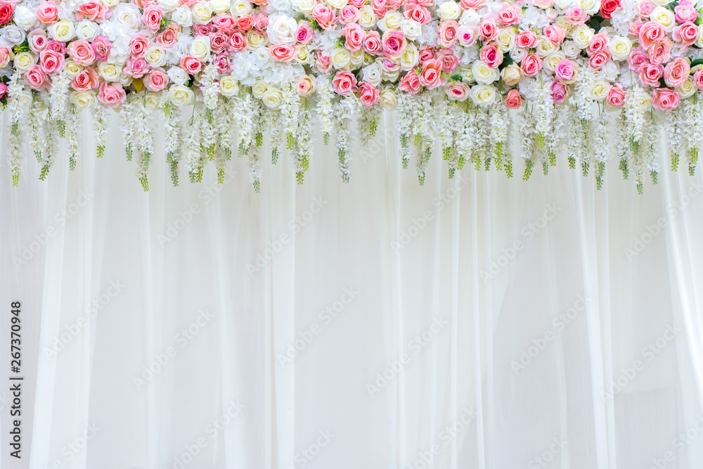 Flower mix background, colorful background, fresh rose, backdrop ...