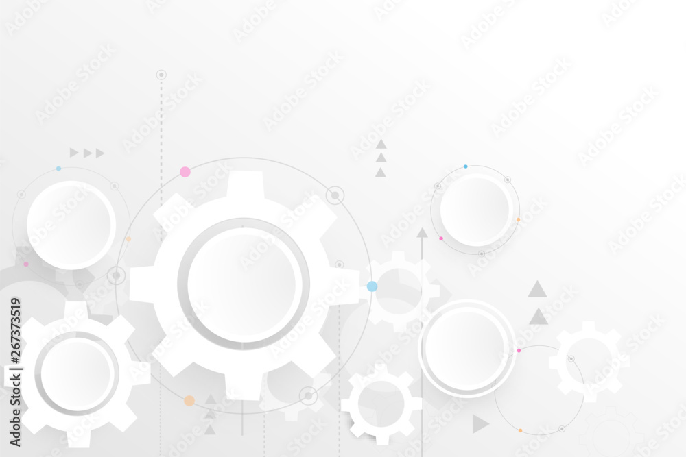 Tech Background Grey