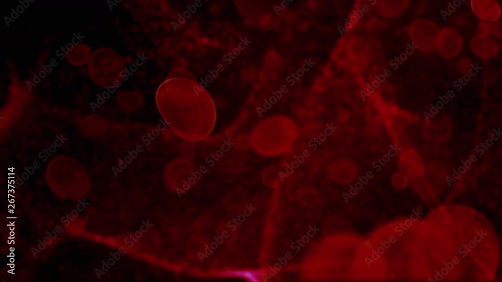 Body science bacteria, virus and Red infecting blood cells in humen ...