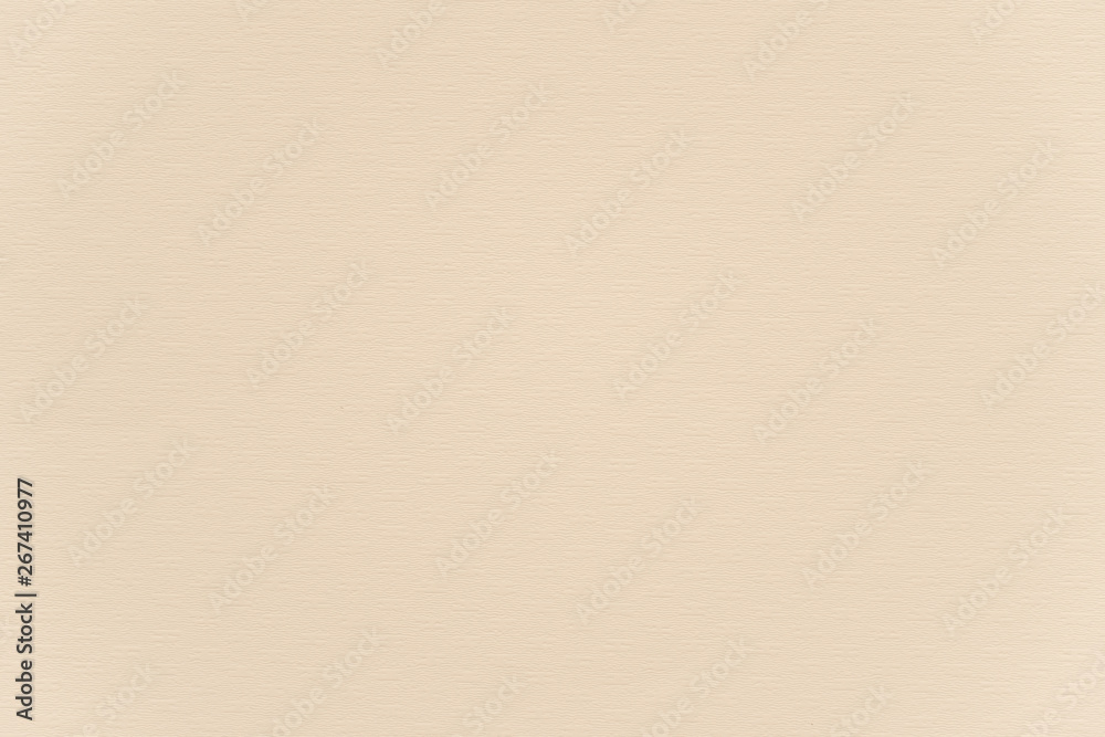 Abstract beige paper texture background or backdrop. Empty clean note ...