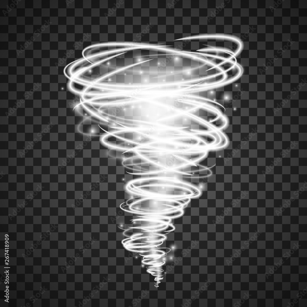 Abstract light vortex tornado magical illumination . Effect of ...