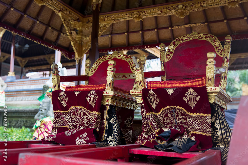 Ubud Royal Palace at Bali, Indonesia Stock Photo | Adobe Stock