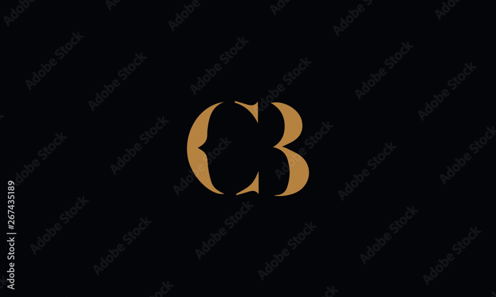 CB logo design template vector illustration Stock Vector | Adobe Stock