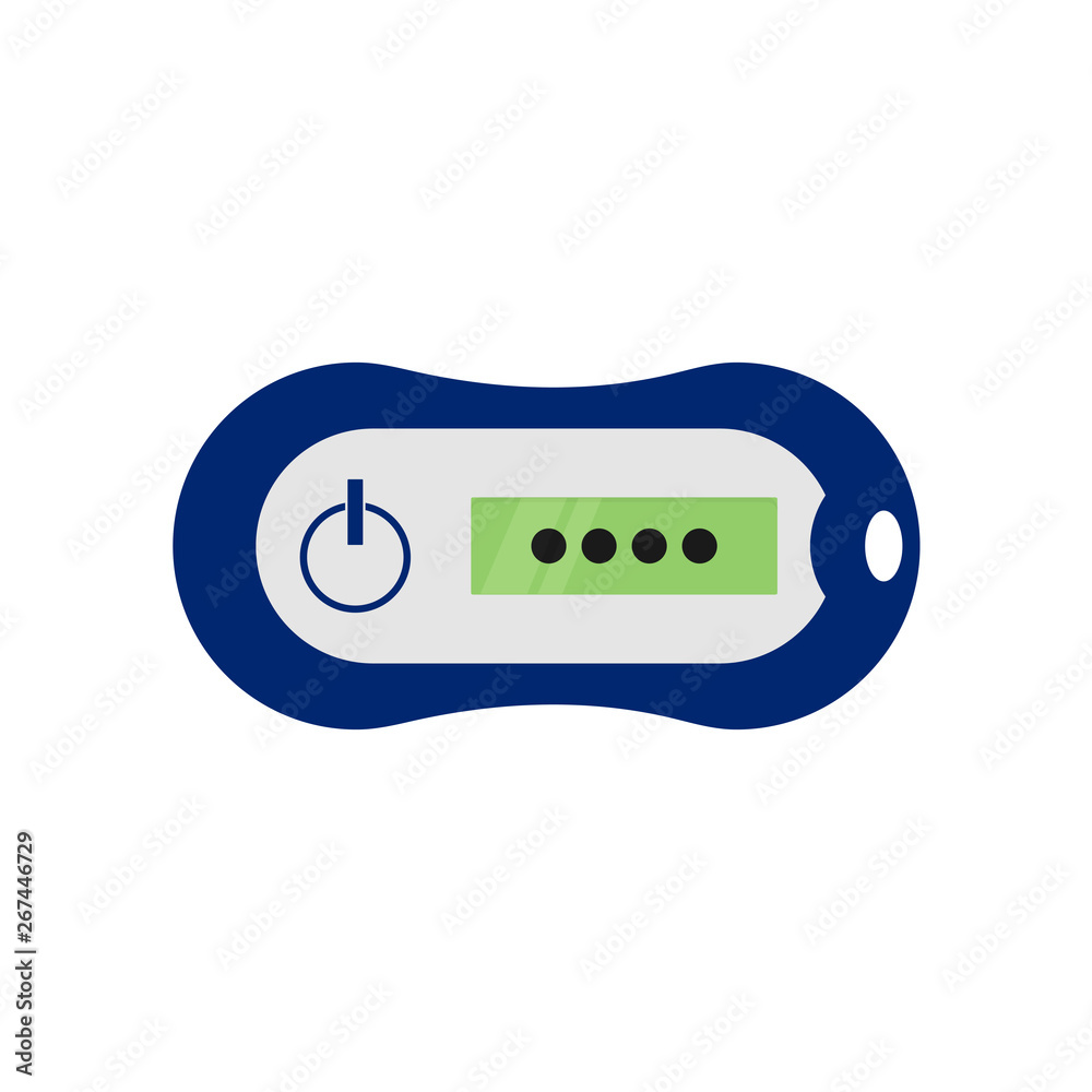 OTP token. A one-time password token. Cybersecurity hardware device ...