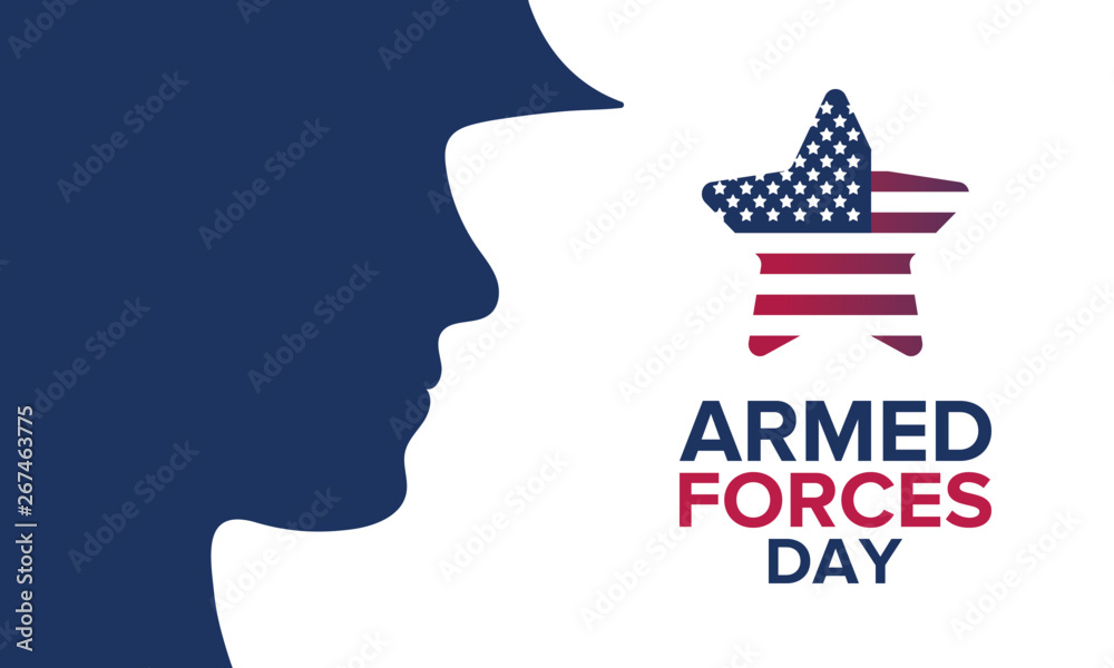 Armed Forces Day in May. Holiday celebrated annual in United States ...