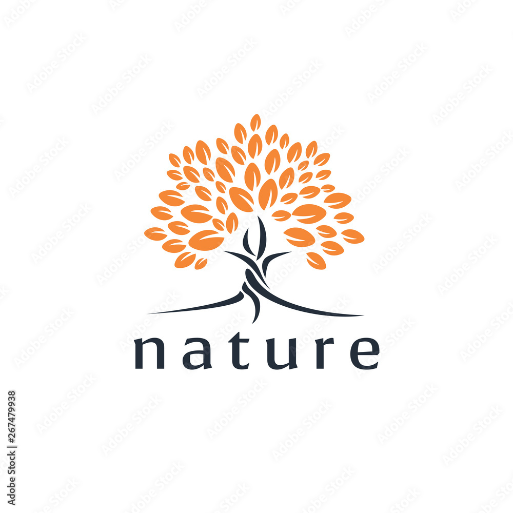 Tree of Life Seal / Emblem logo design inspiration Stock Vector | Adobe ...