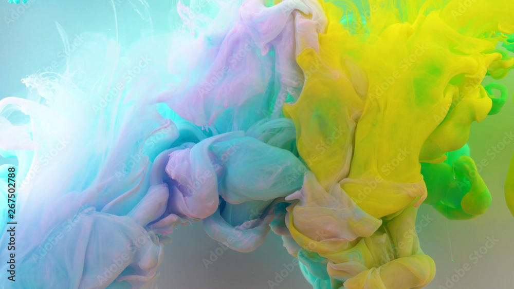 Inks and paints in water Stock Photo | Adobe Stock