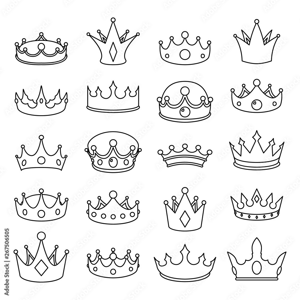 Royal Crown Outline