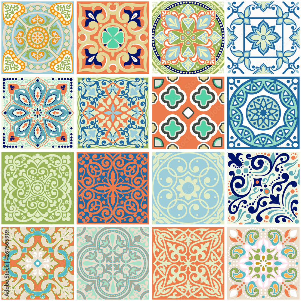 Geometrical composition of squares, balanced in composition and color ...