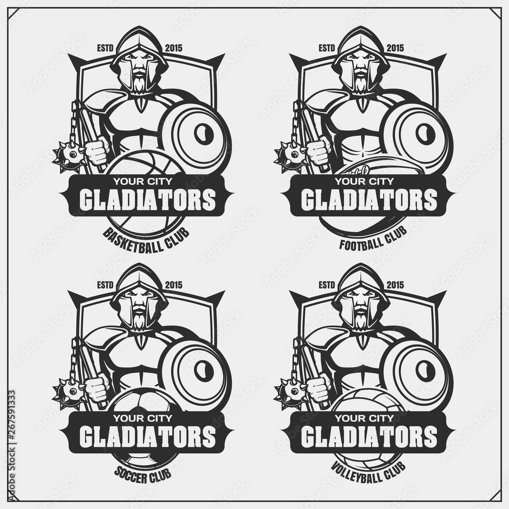 Gladiator Football Logo