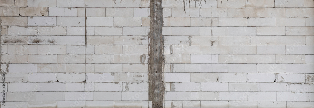 Wall Texture Created Using Siporex Building Blocks Stock Photo | Adobe ...