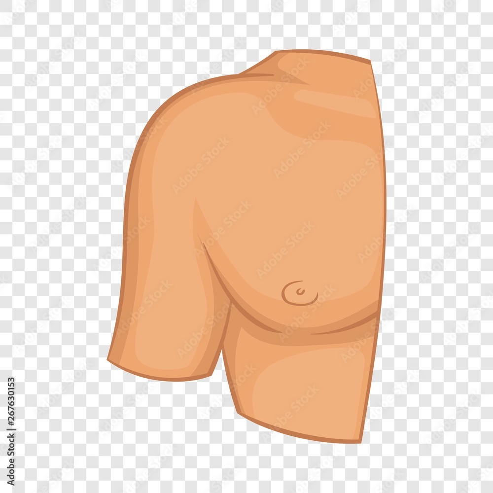 Human shoulder icon. Cartoon illustration of human shoulder vector icon ...