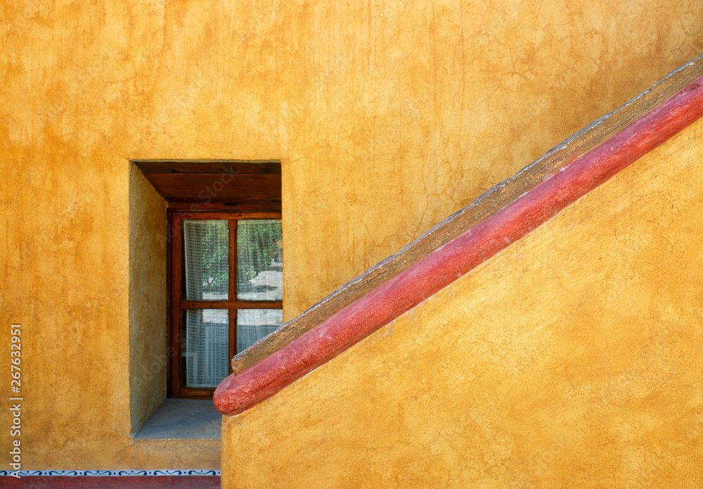Window and stairway of house Stock Photo | Adobe Stock