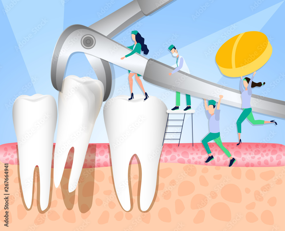 Dental procedure is the removal of the patient's tooth. Violation of ...