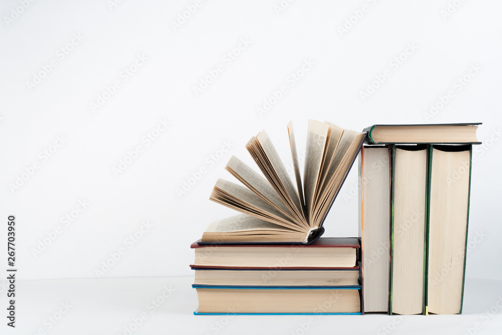 Stack Of Books Background