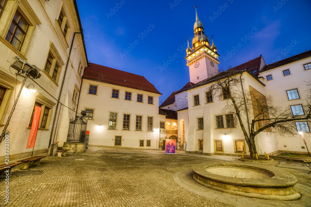 Old Small Town Square
