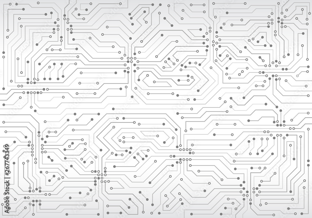 High-tech technology background texture. Circuit board vector ...