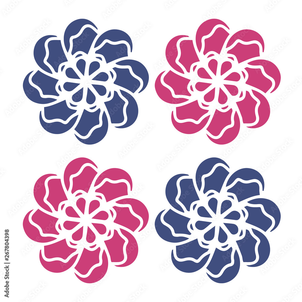 Graphic Design Flower Patterns