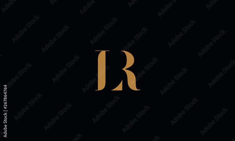 LR logo design template vector illustration Stock Vector | Adobe Stock