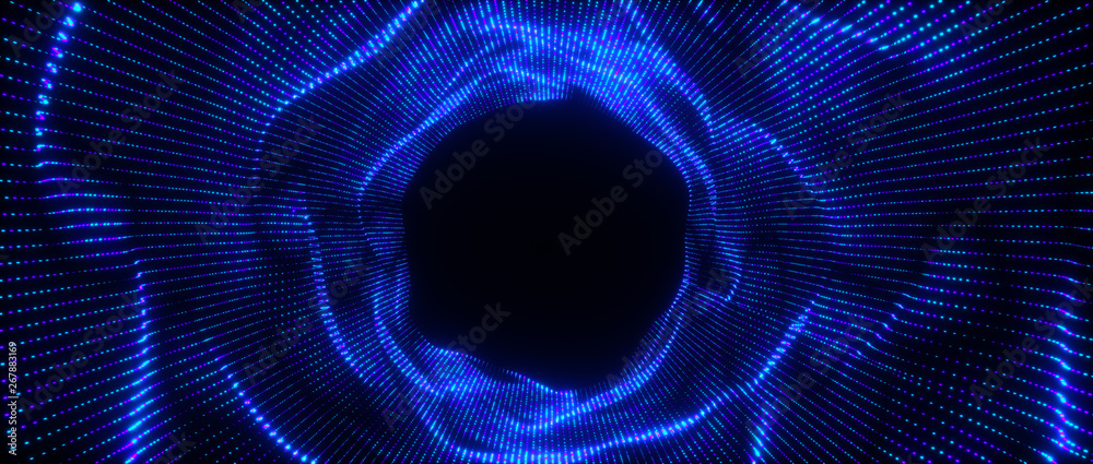 Abstract big data futuristic light wallpaper background design. Science ...