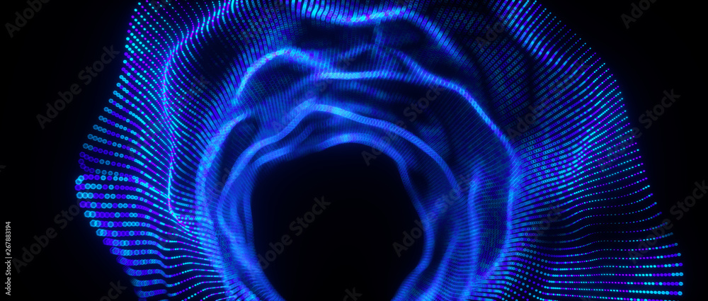 Abstract big data futuristic light wallpaper background design. Science ...