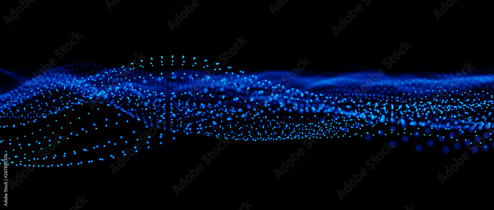 Abstract big data futuristic light wallpaper background design. Science ...