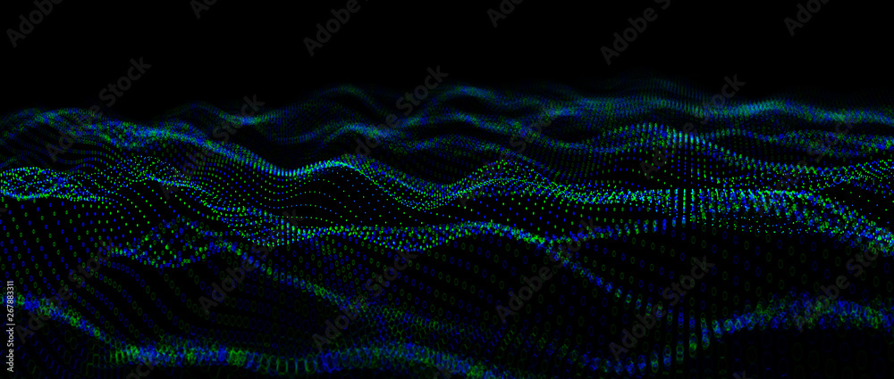 Abstract big data futuristic light wallpaper background design. Science ...