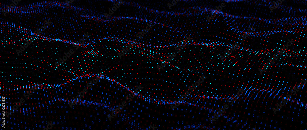 Abstract big data futuristic light wallpaper background design. Science ...