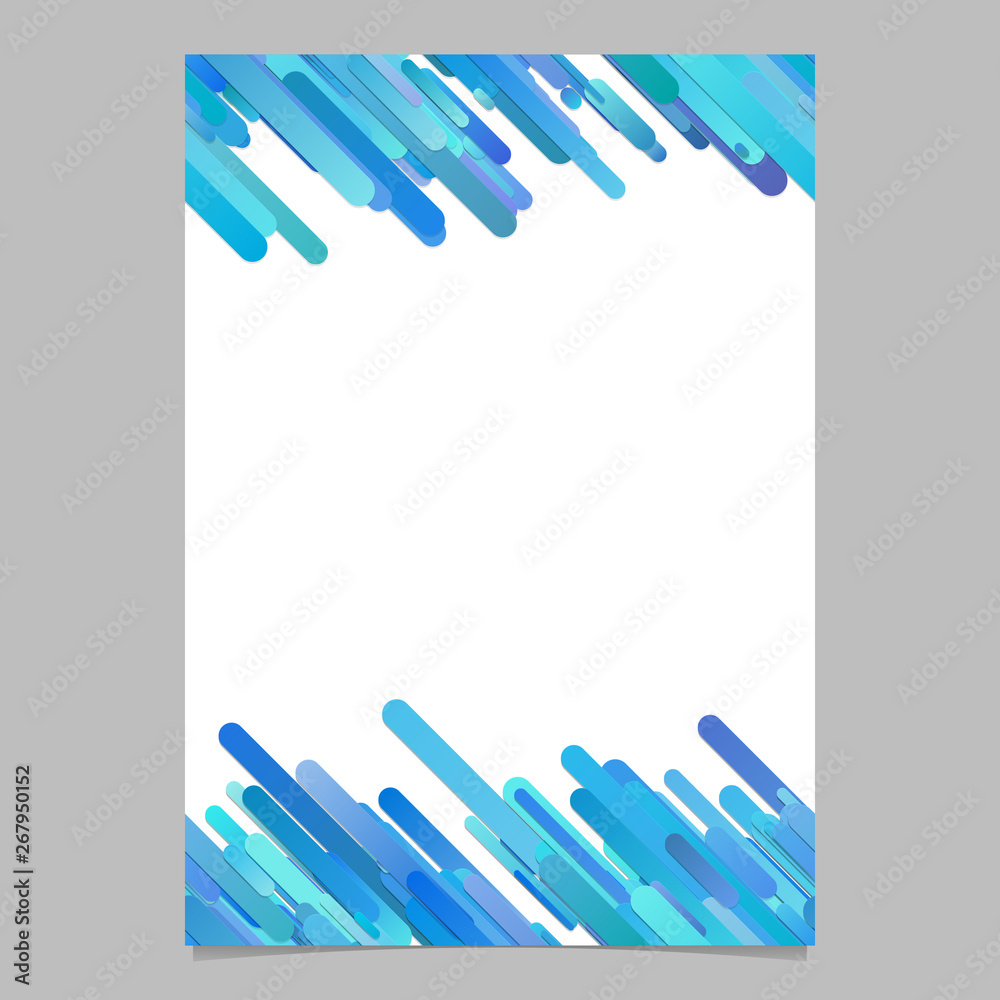 Modern poster border tempate - vector stationery background design with ...