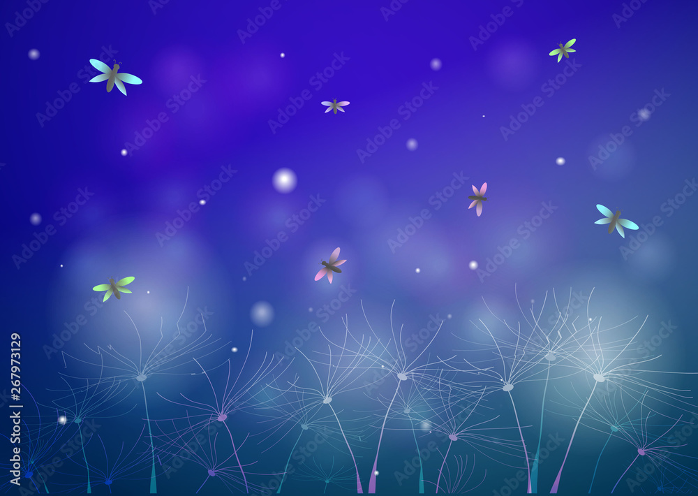 Summer Evening Fireflies