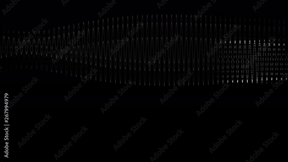 4K Abstract straight line dot run on the screen background. Laser light ...