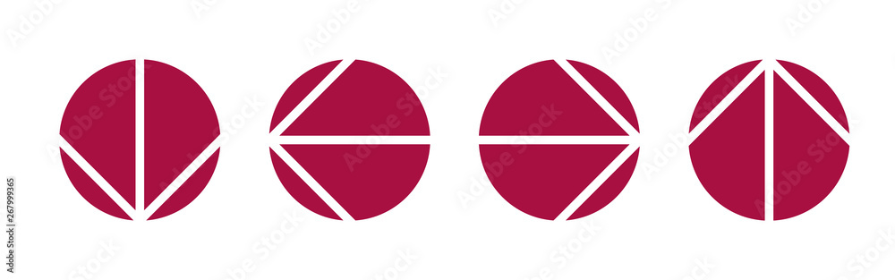 Flat directional directional icons for apps, public spaces and web ...