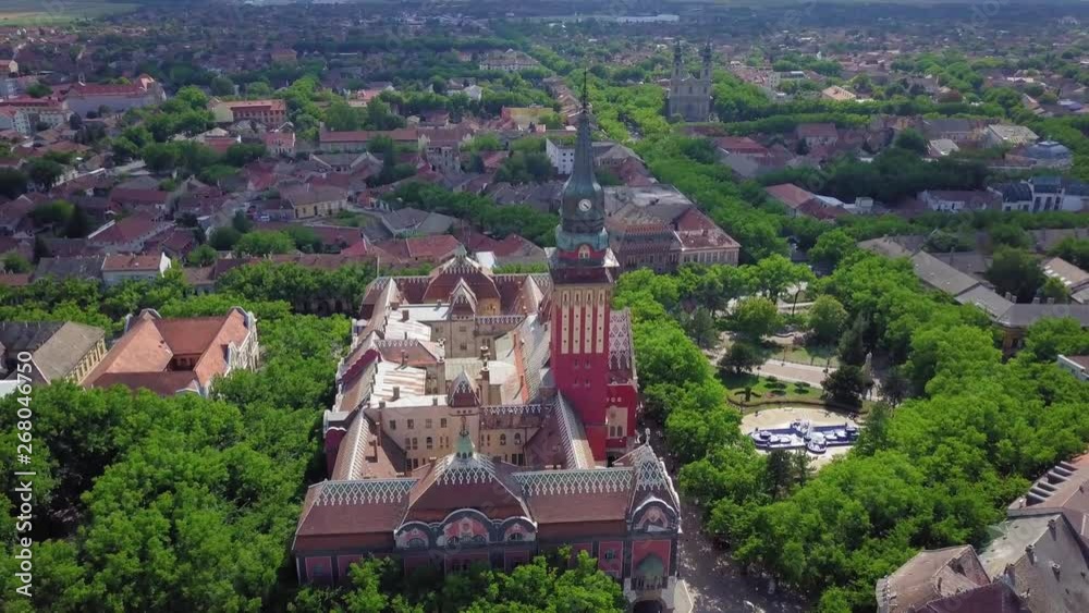 Art Nouveau City Hall, Subotica, Vojvodina, Serbia This is a piece of ...
