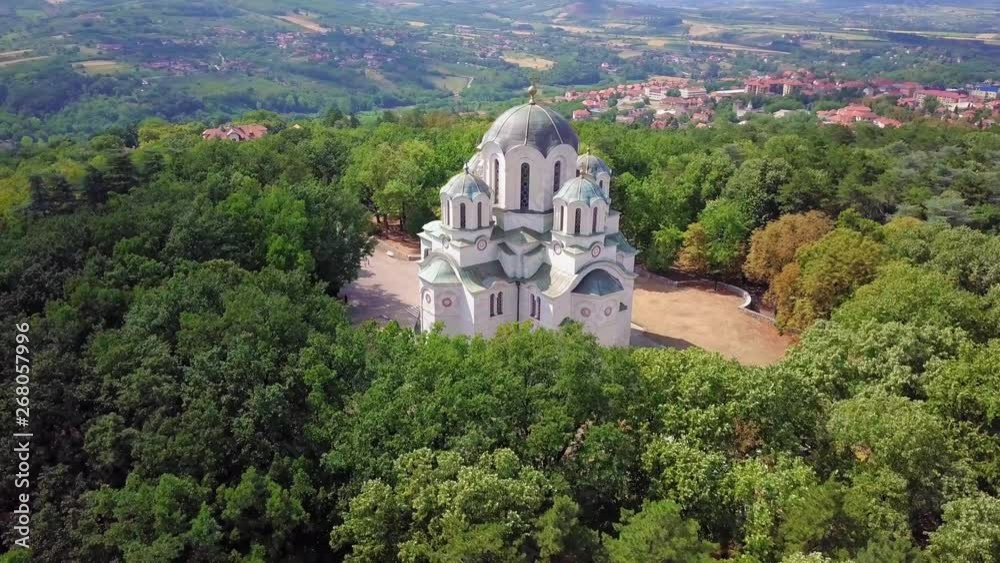 Orthodox Church in the Woods Aerial footage of St George's Church also ...