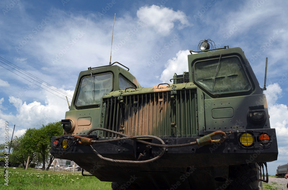 Starting and command vehicles of medium-range missile systems of Soviet ...