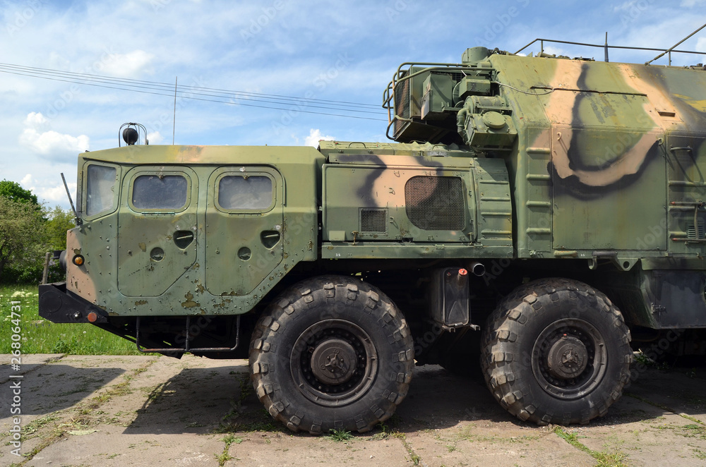 Starting and command vehicles of medium-range missile systems of Soviet ...