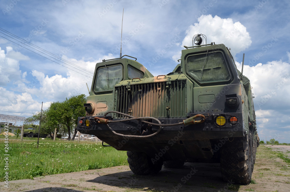 Starting and command vehicles of medium-range missile systems of Soviet ...