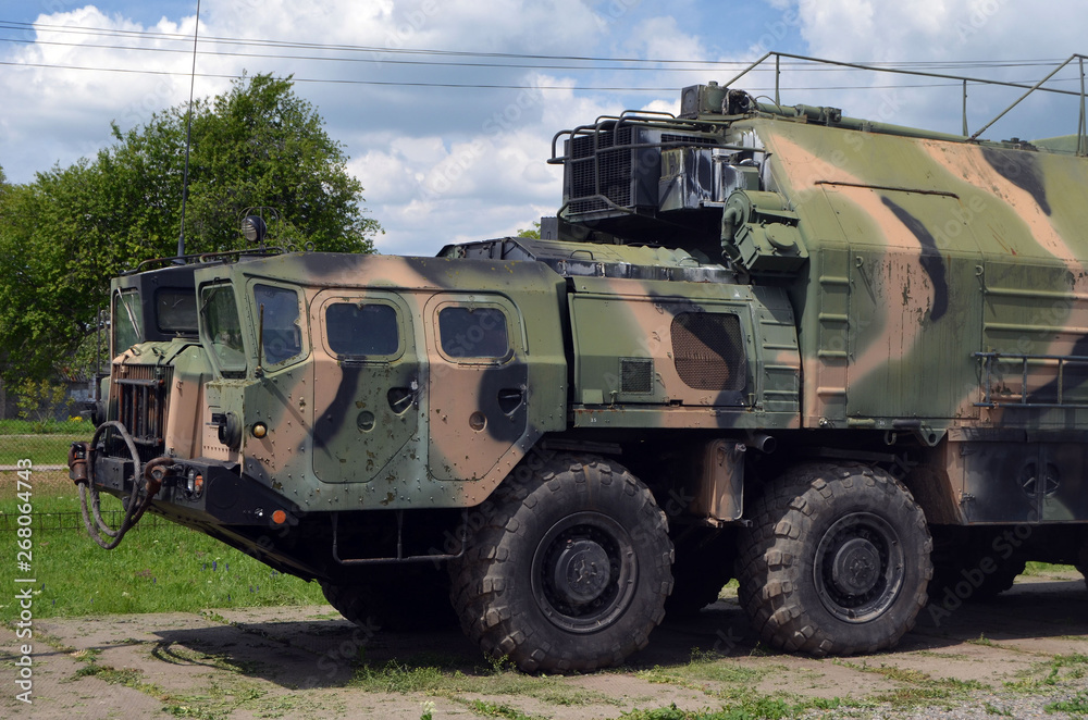 Starting and command vehicles of medium-range missile systems of Soviet ...