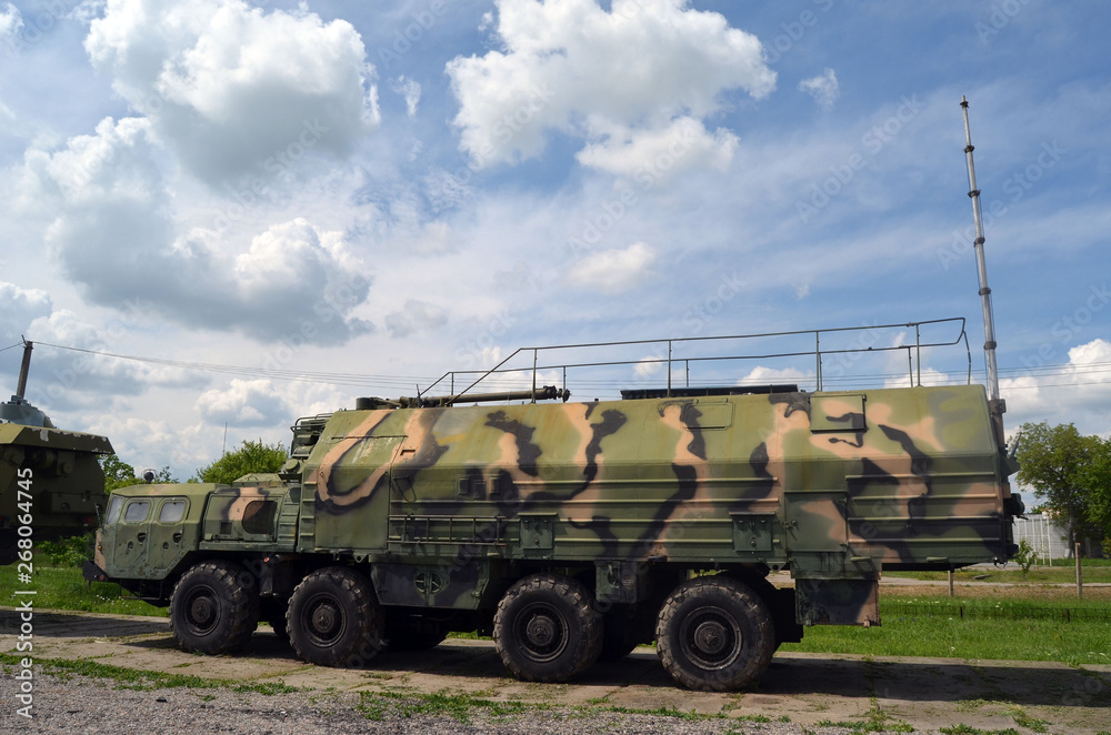 Starting and command vehicles of medium-range missile systems of Soviet ...