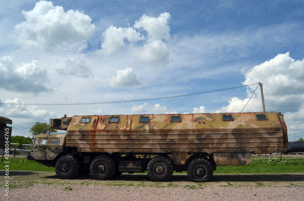 Starting and command vehicles of medium-range missile systems of Soviet ...