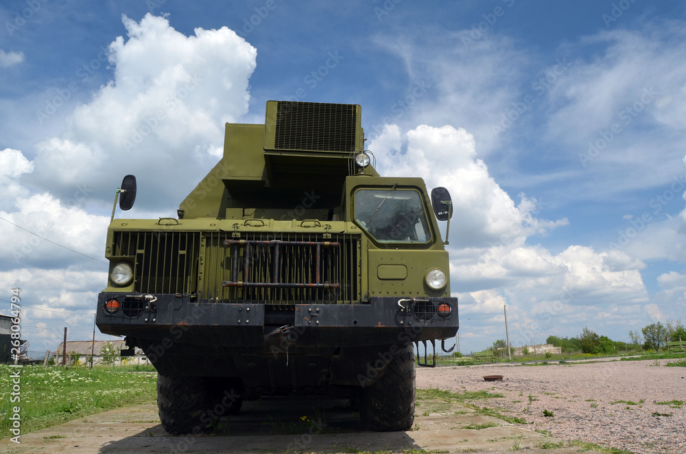 Starting and command vehicles of medium-range missile systems of Soviet ...