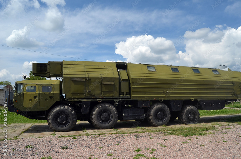Starting and command vehicles of medium-range missile systems of Soviet ...