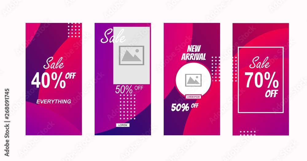 discount banner design with gradient colors,can be use for, landing ...