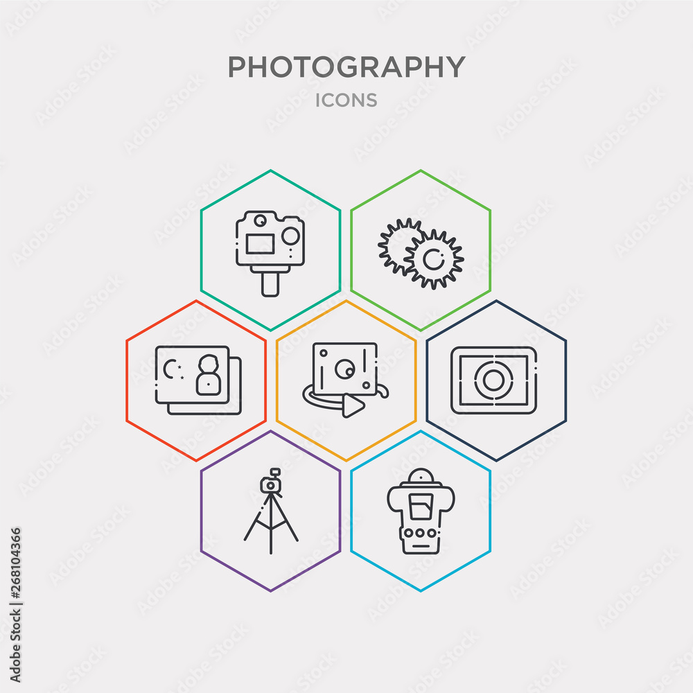 simple set of light meter, tripod, metering, chroma icons, contains ...